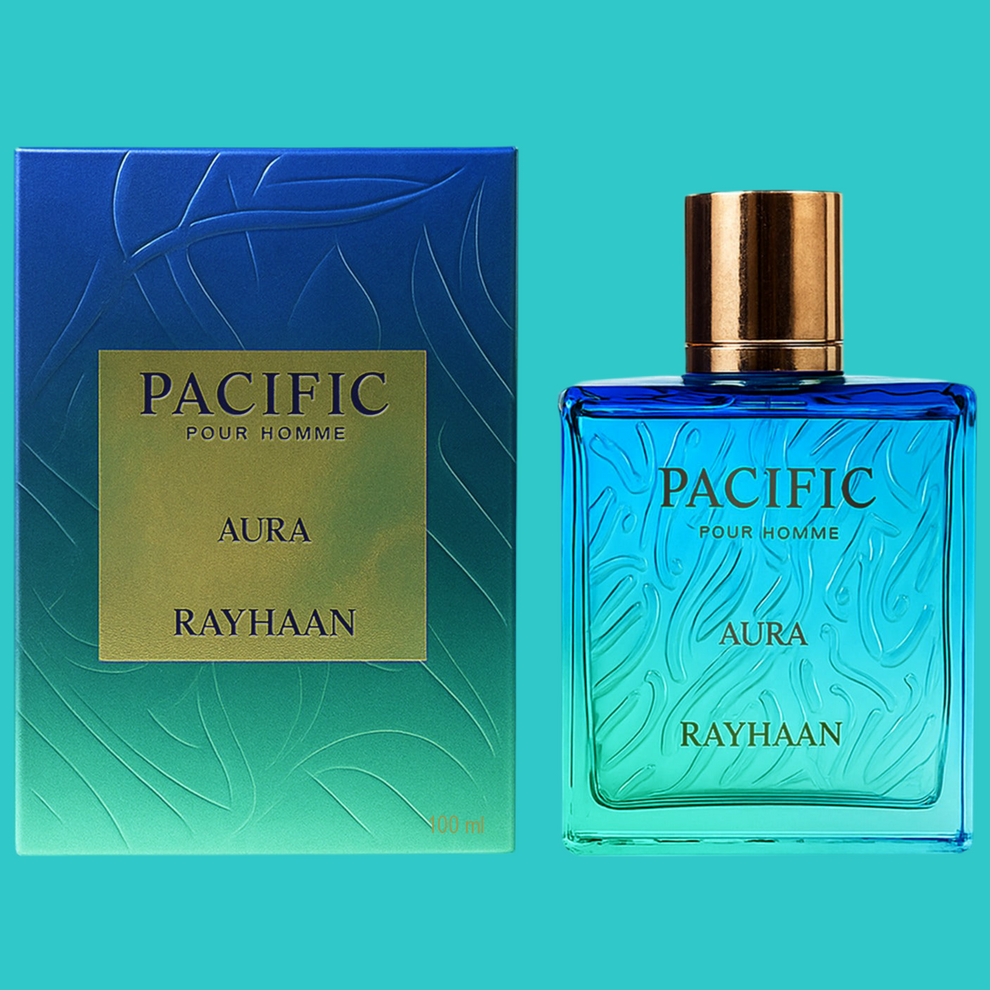 Rayhaan Pacific Aura Eau de Parfum for Men 3.4 oz/ 100 ml – MAPERFUME.COM